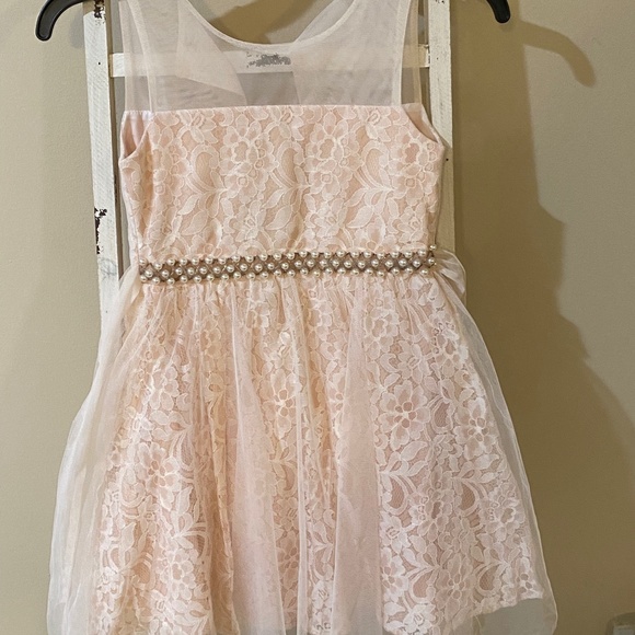 Rare Editions | Dresses | Rare Editions Pink Lace Girls Dress 8 | Poshmark
